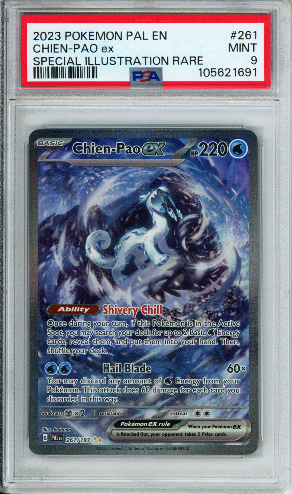 Chien-Pao ex (Special Illustration Rare) - 2023 Paldea Envolved - #261 ...